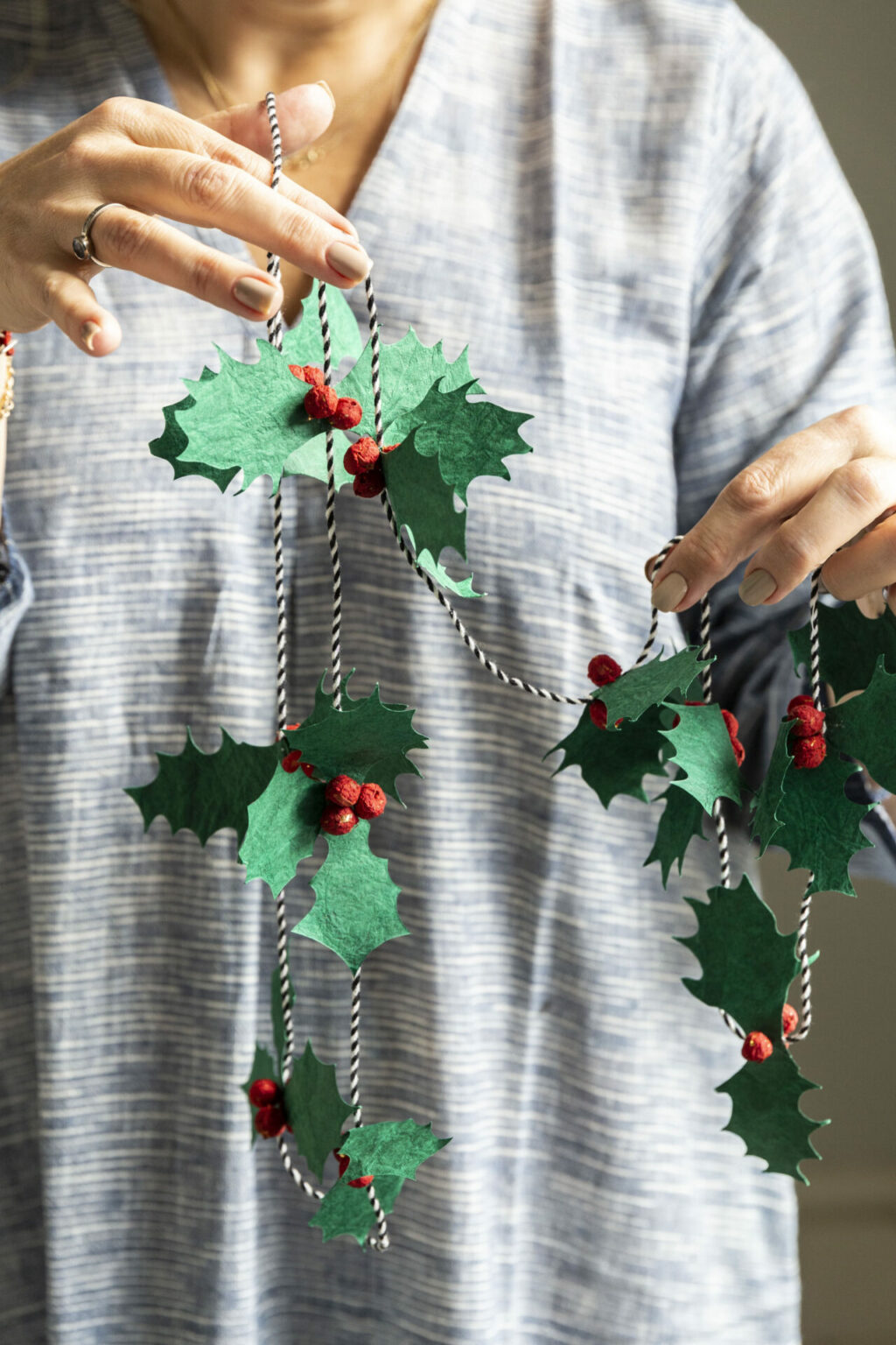 Holly Paper Garlands