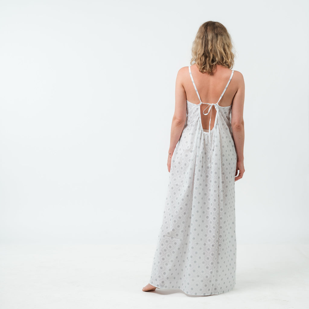 Spaghetti Strap Maxi Dress in Poppy